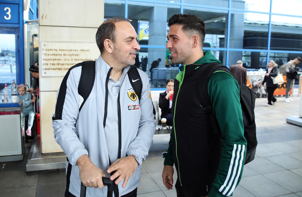 ΑΕΚ-Παναθηναϊκός: Ο Μπακασέτας συνάντησε την αποστολή της Ενωσης | Gazzetta