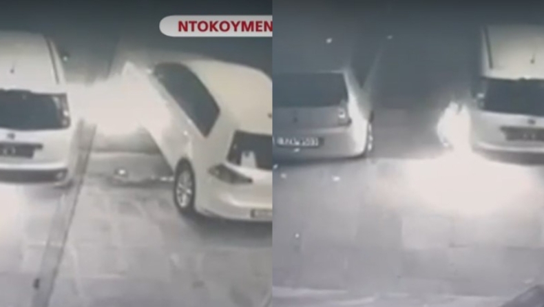 Βίντεο ντοκουμέντο από τον εμπρησμό σε αντιπροσωπεία αυτοκινήτων στην ...