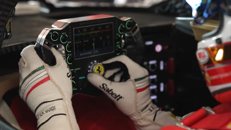 Ferrari 499P: Τιμόνι με τεχνολογία από τη Formula 1 (vid) | gMotion by ...