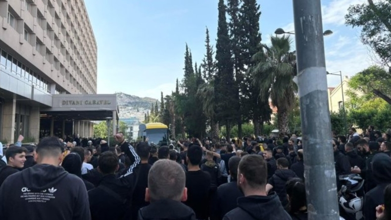 ΑΕΚ: Στο «Κάραβελ» οι οπαδοί για να εμψυχώσουν την ομάδα πριν το ...