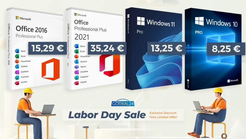 Εκπτώσεις λογισμικού εν όψει Labor Day: Αποκτήστε το Lifetime Office 2021 και τα Windows 11 σε ...