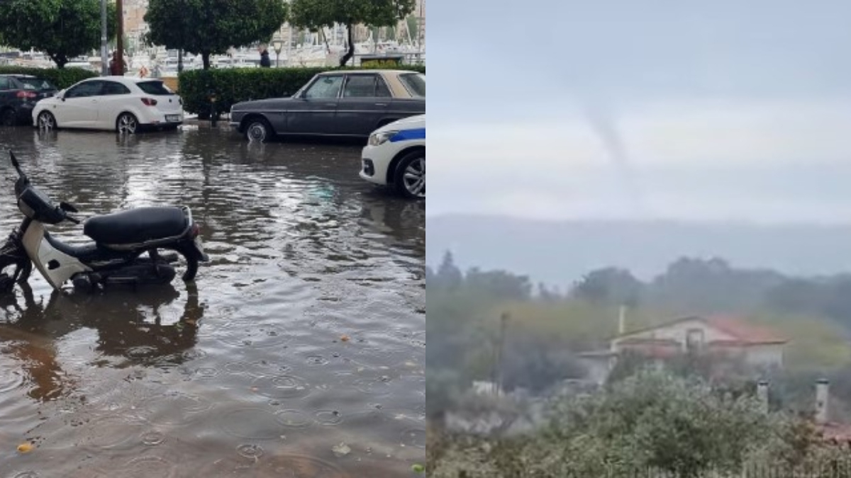«Βενετία» έγινε ο Πειραιάς λόγω της κακοκαιρίας: Βροχοπτώσεις και στην ...