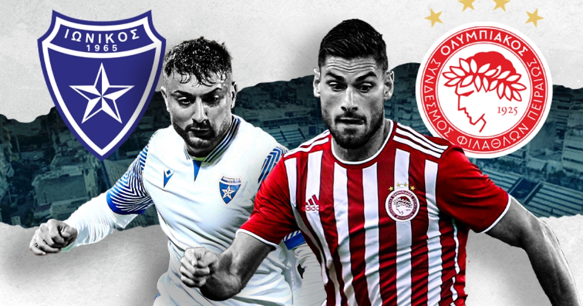 Ιωνικός Νικαίας - Ολυμπιακός Live 06-02-2022 | Super League 1 | Gazzetta