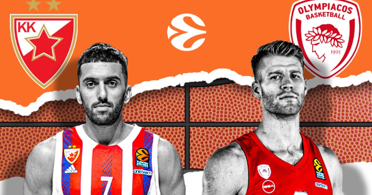 Ερυθρός Αστέρας - Ολυμπιακός Live 06-04-2023 | EuroLeague | Gazzetta