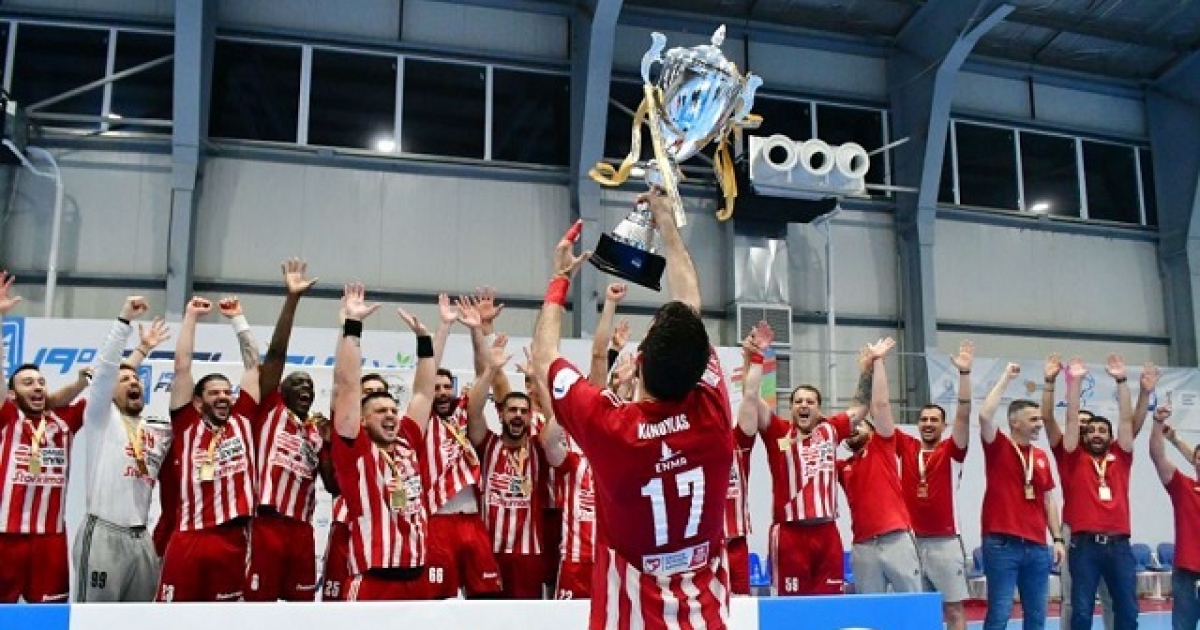 Ολυμπιακός - ΑΣΕ Δούκα 28-27 (παρ.): Κυπελλούχος με ήρωα τον Μπάουερ ...