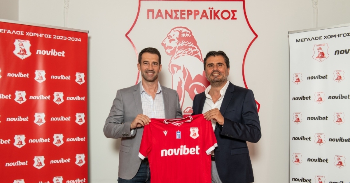 Η Novibet Μεγάλος Χορηγός της ΠΑΕ ΠΑΝΣΕΡΡΑΪΚΟΣ για τη σεζόν 2023-2024 ...