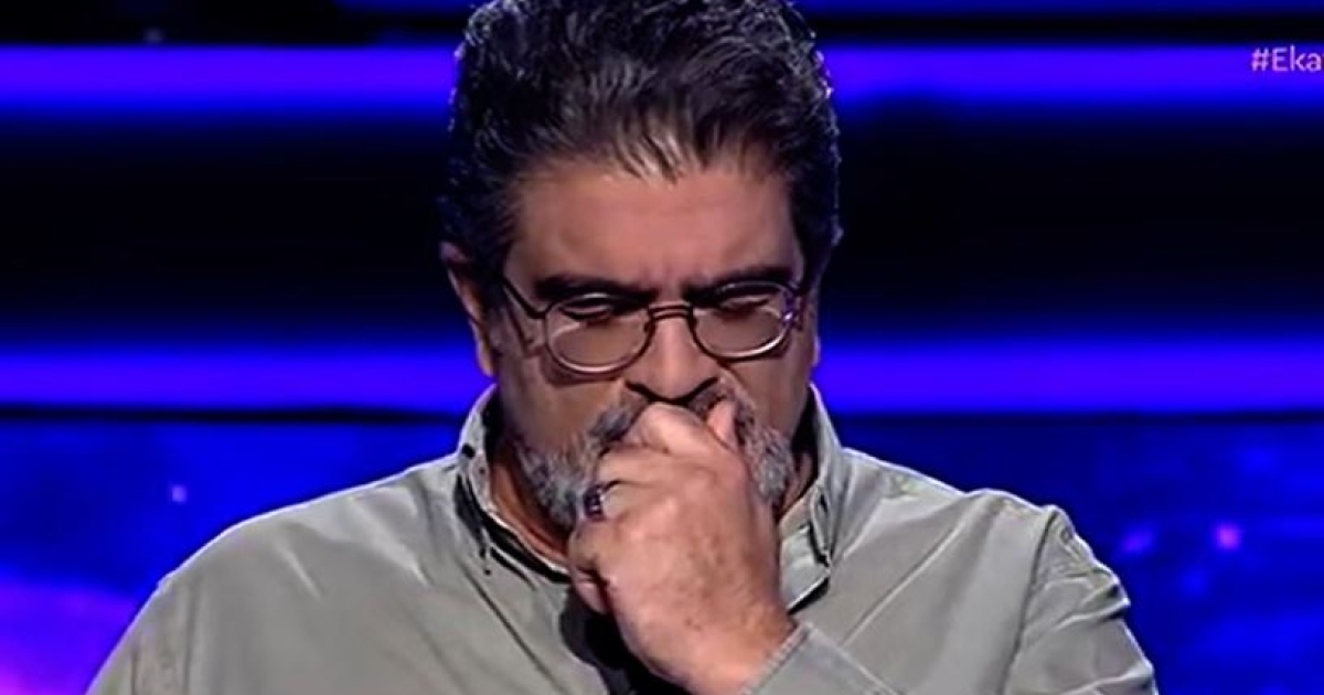Η ερώτηση στον «Εκατομμυριούχο» που του στέρησε 100.000 ευρώ: «Τα ...