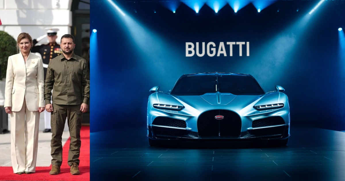 Ζελένσκι: Fake news η αγορά από τη σύζυγό του της νέας Bugatti έναντι 4 ...