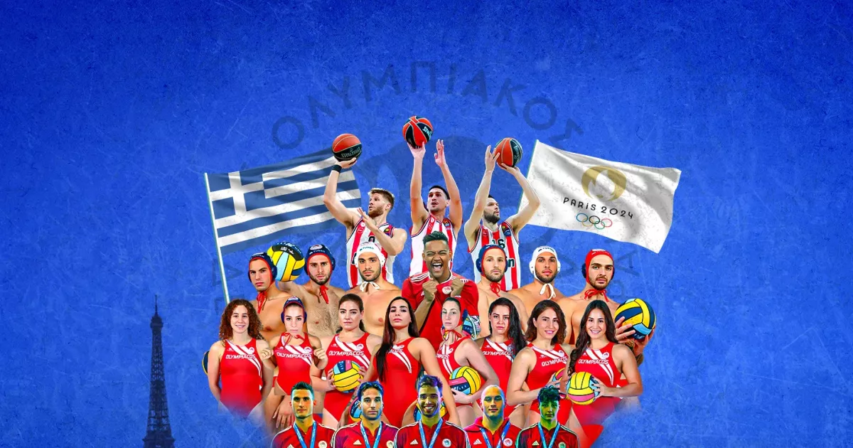 Ολυμπιακός: Στην ελληνική αποστολή για τους Ολυμπιακούς Αγώνες 23 ...